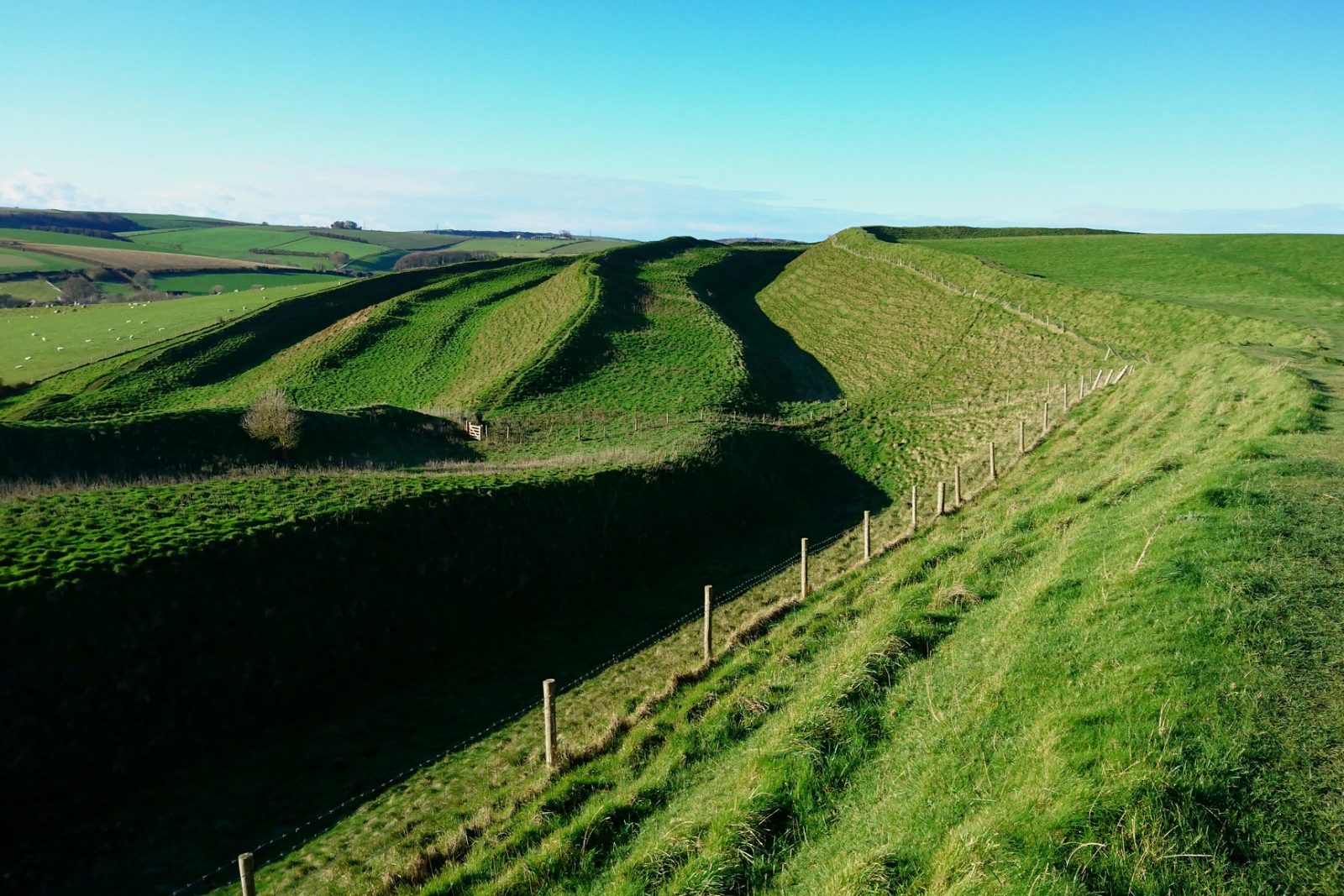 Maiden Castle - Iron Age Hill Fort Dorchester | South Lytchett